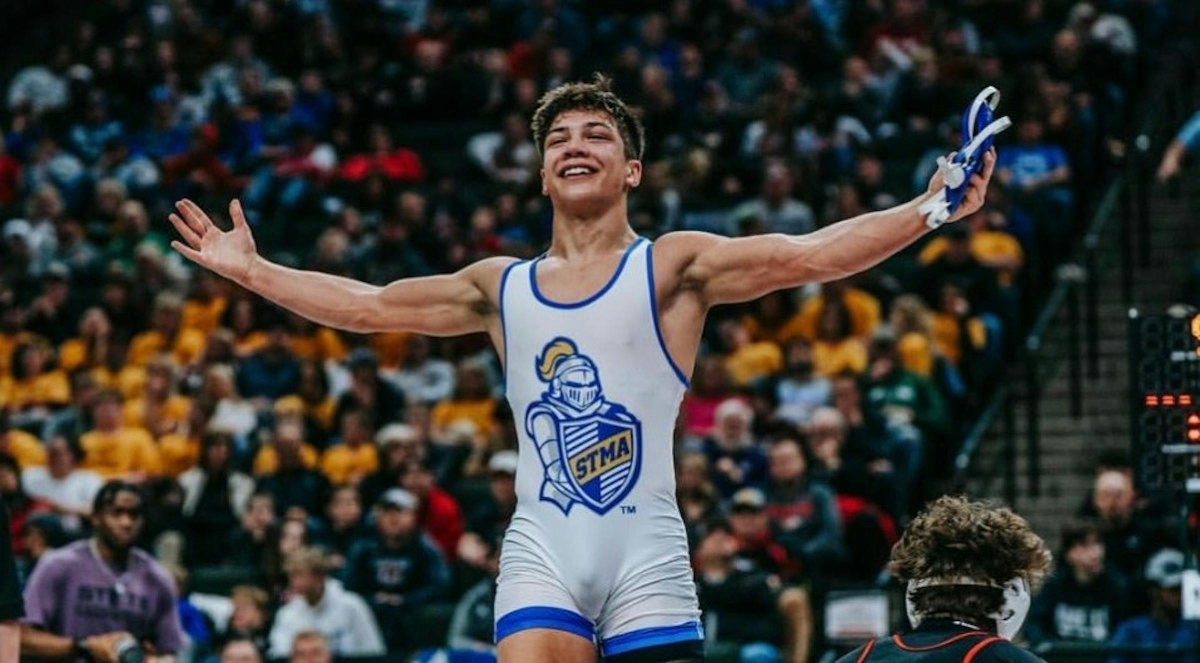 STMA wrestler and Gophers recruit Jed Wester links his baptism and his ...