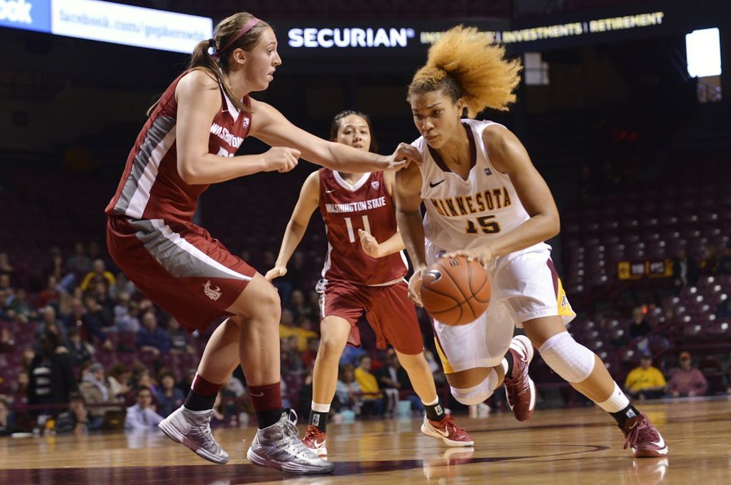 Gophers' women's basketball player Riche makes the most of playing the post