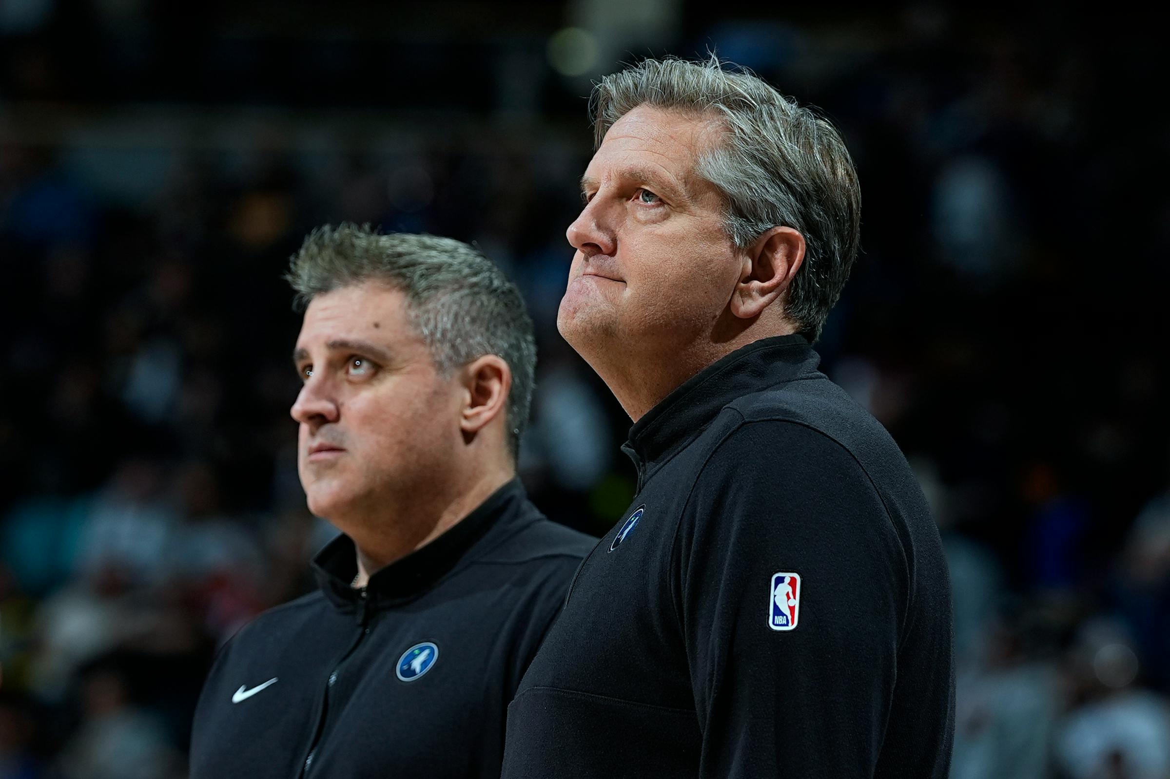Timberwolves coach Chris Finch returns to practice
