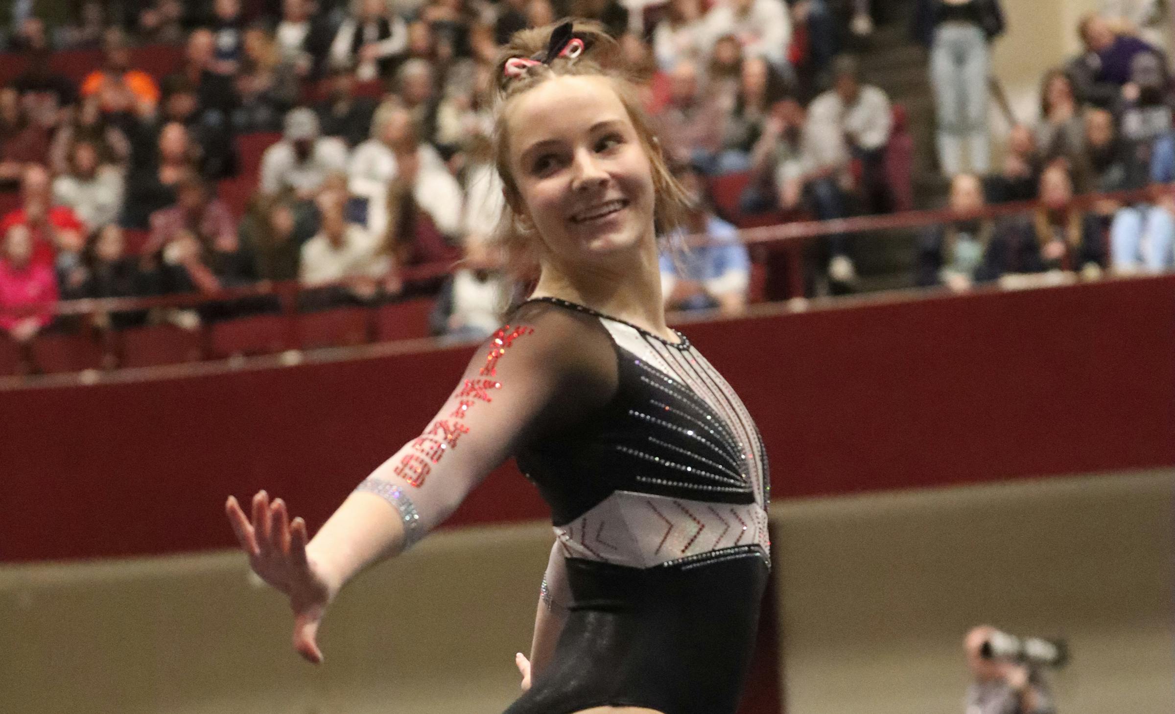 North Branch’s Dakota Esget reigns as Class 1A gymnastics state champ