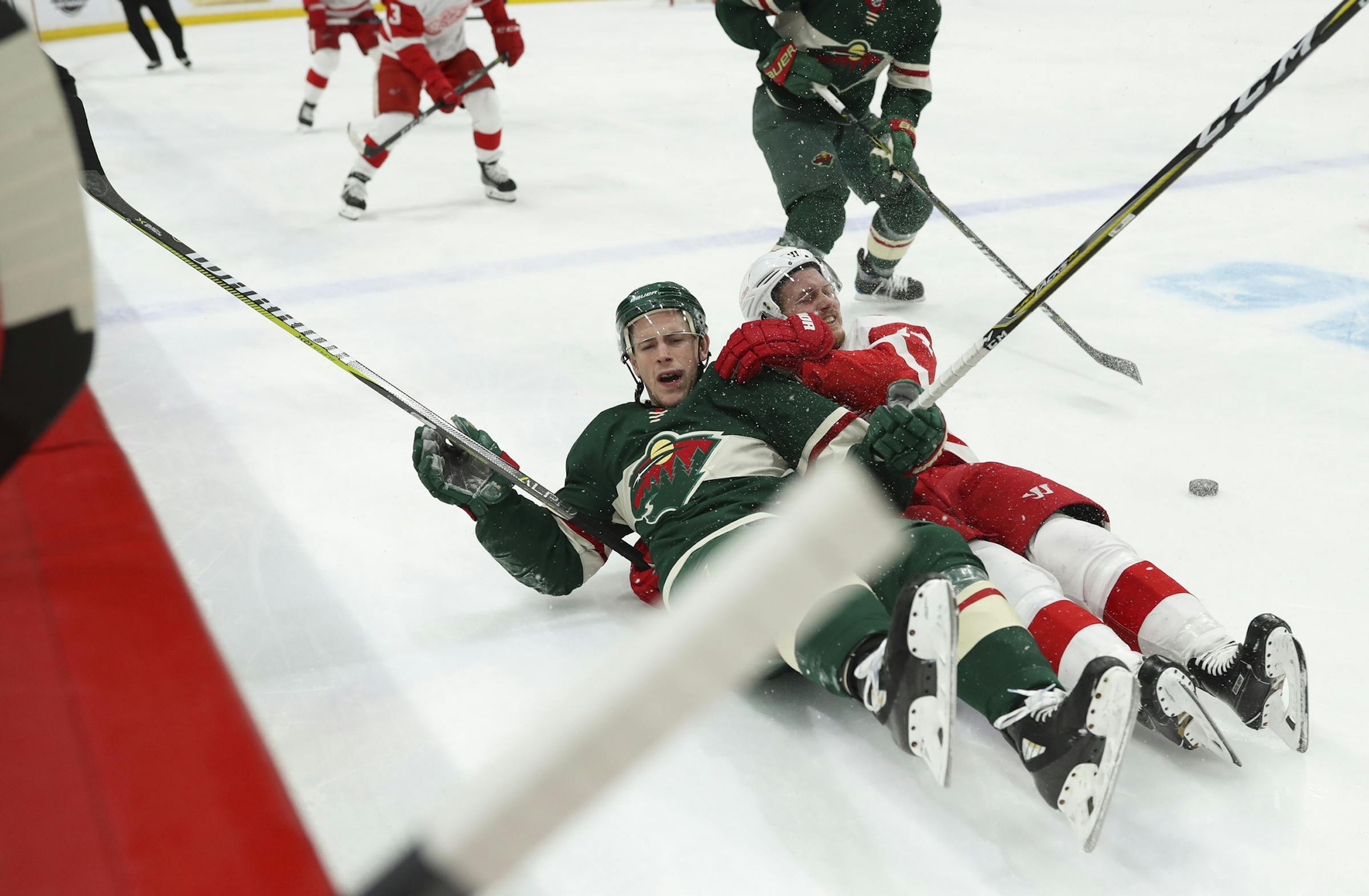 Wild's Charlie Coyle having a run of stitches to his face of late