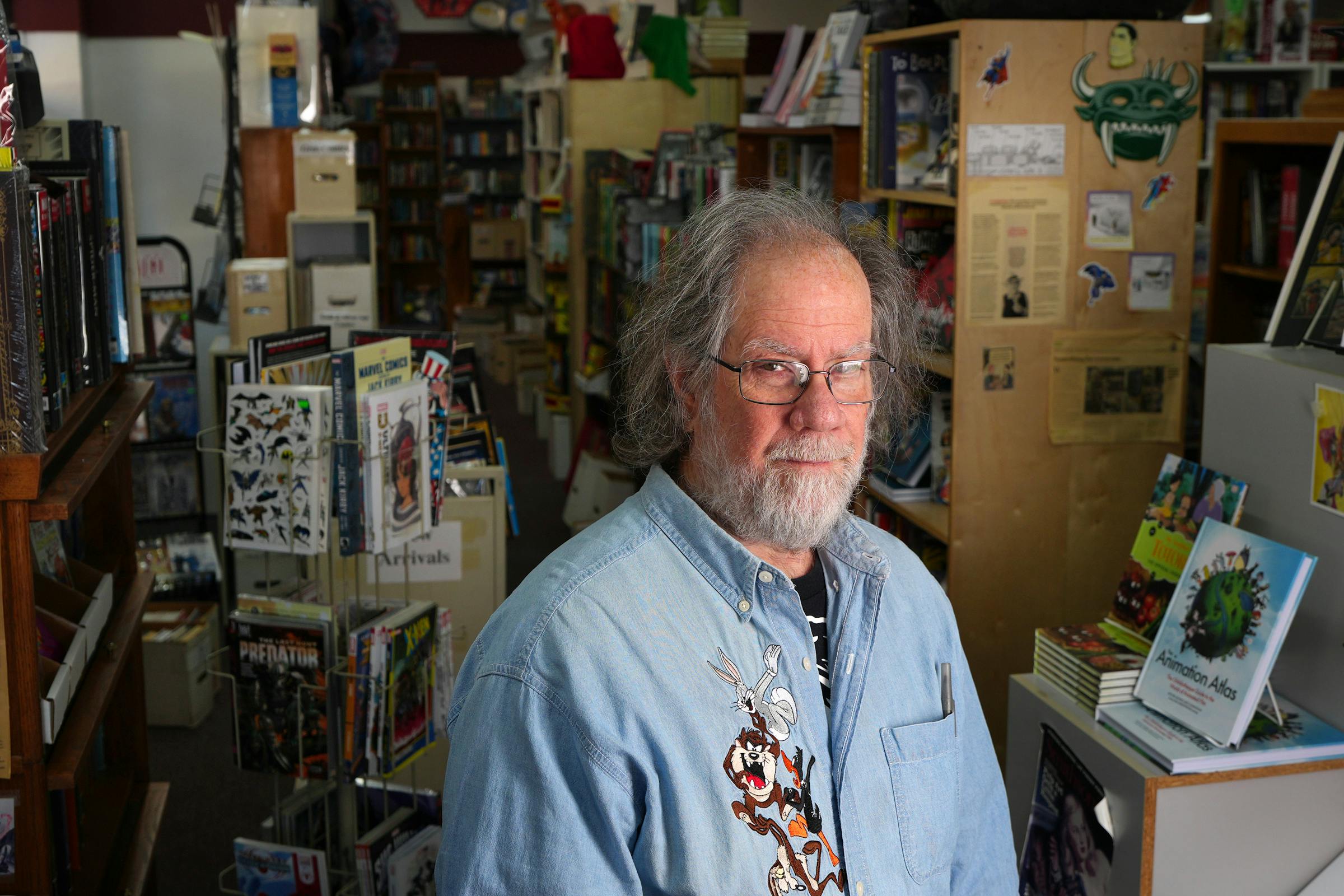 Viral images turn local bookstore owner into symbol of Minneapolis anger