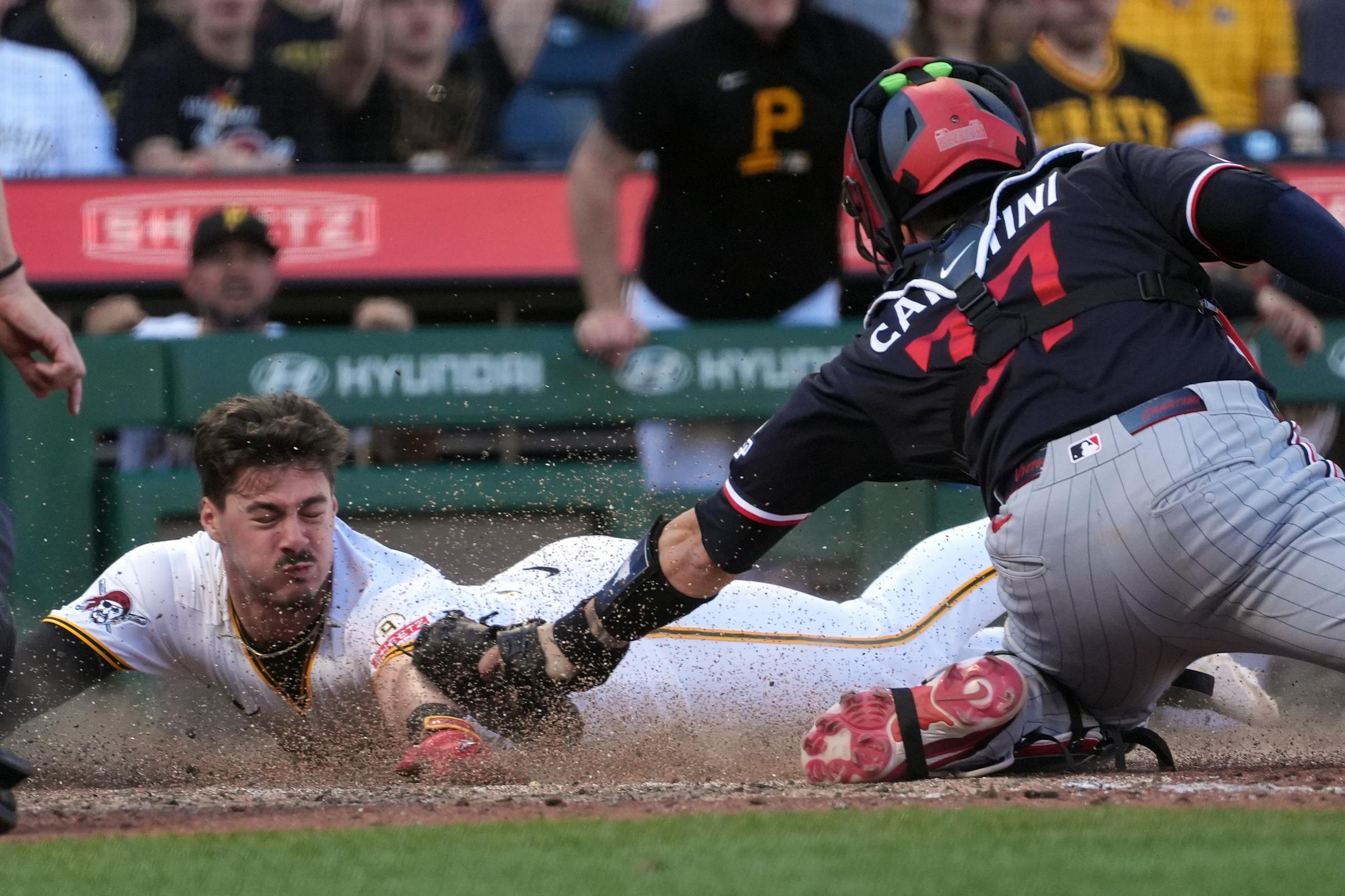 Twins' comeback falls short in 10-9 loss to Pirates