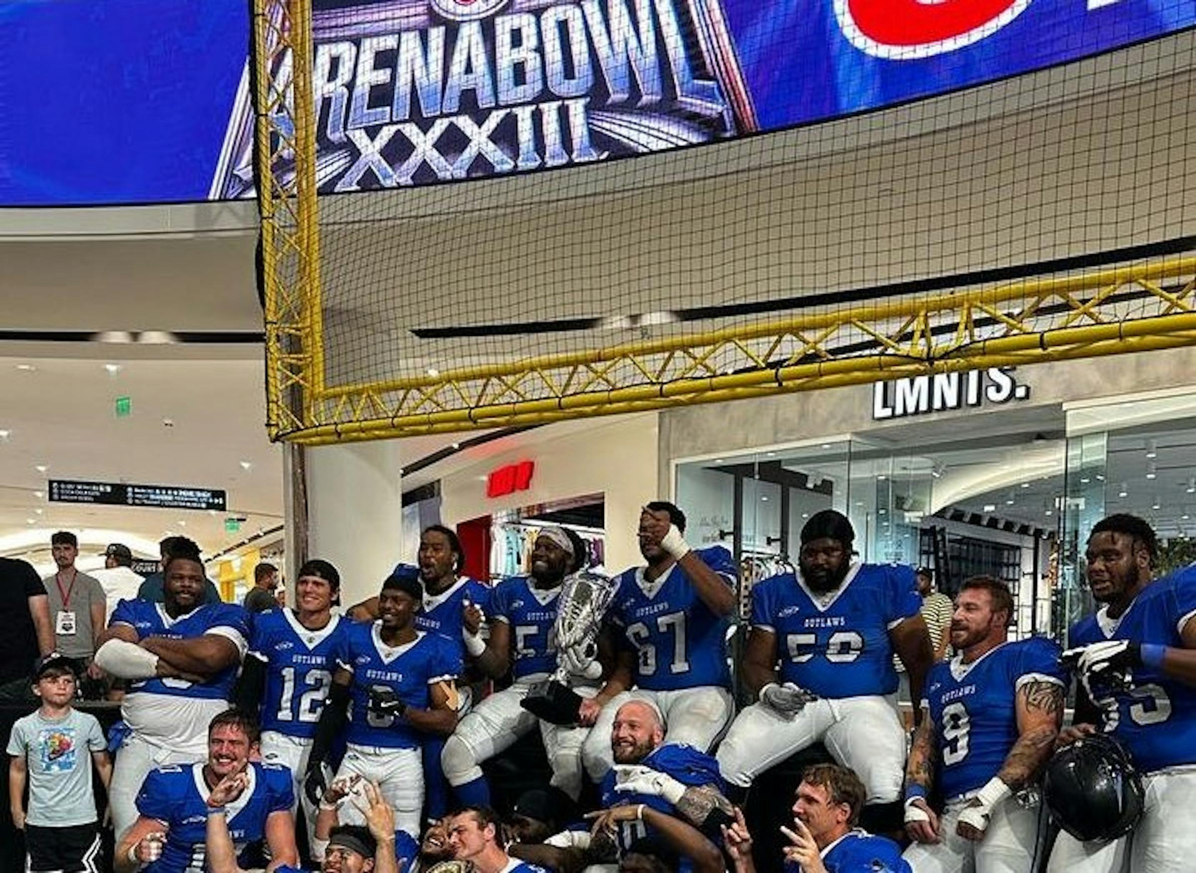 They played the Arena Football championship at a shopping mall (instead ...