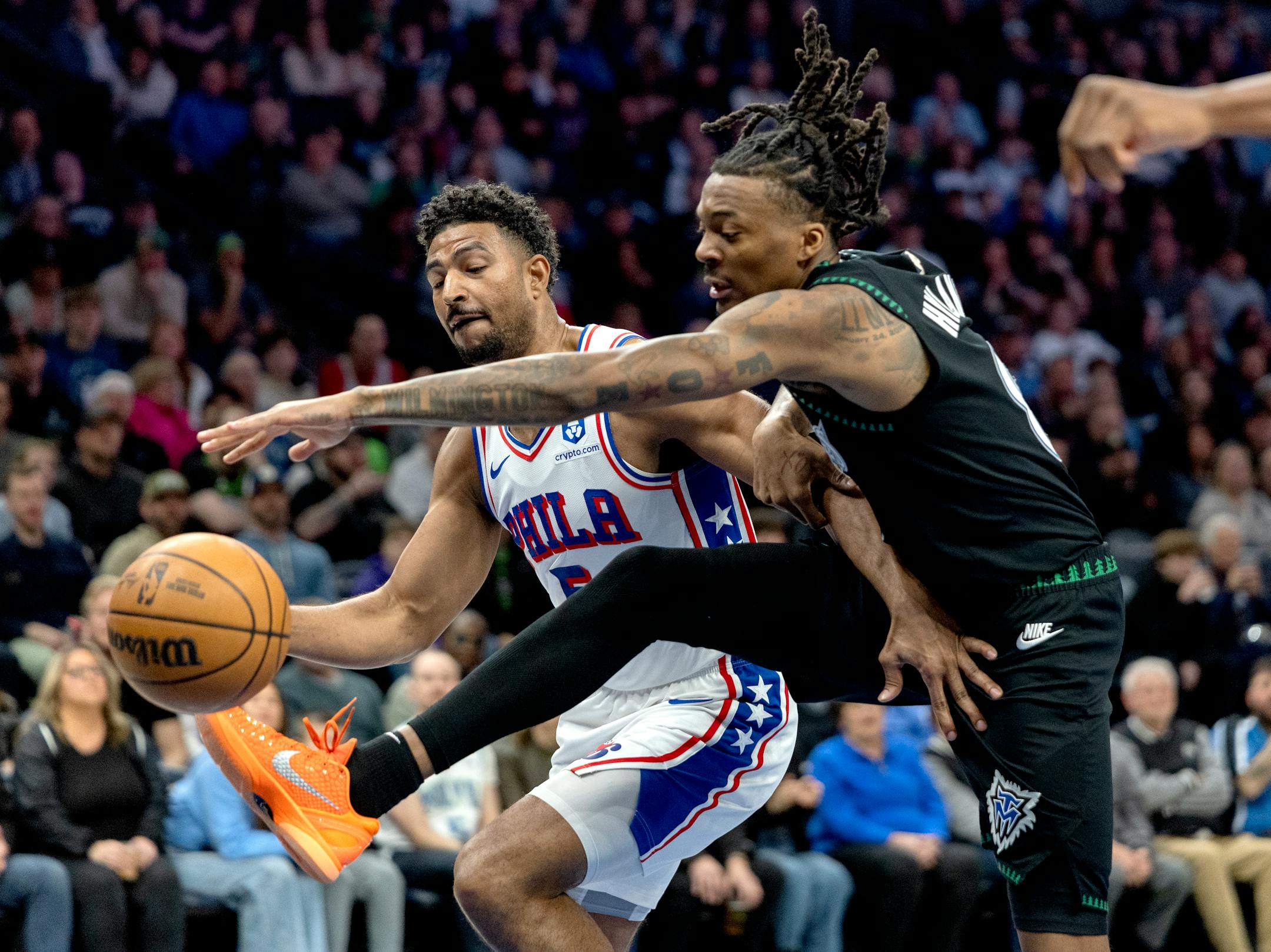 Minnesota Timberwolves lose to Philadelphia 76ers 135-108