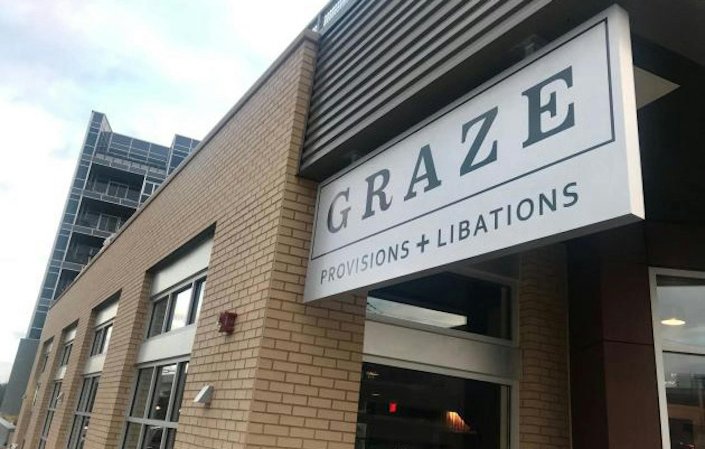 Graze Provisions + Libations, a new food hall in the North Loop ...