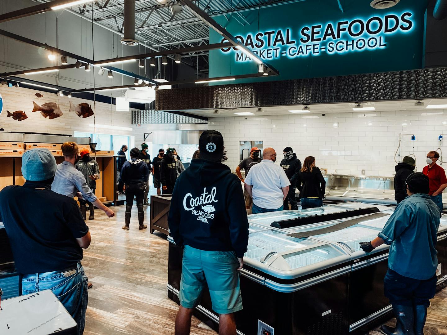 Coastal Seafoods' new 3,000-square-foot market and cafe now open in ...