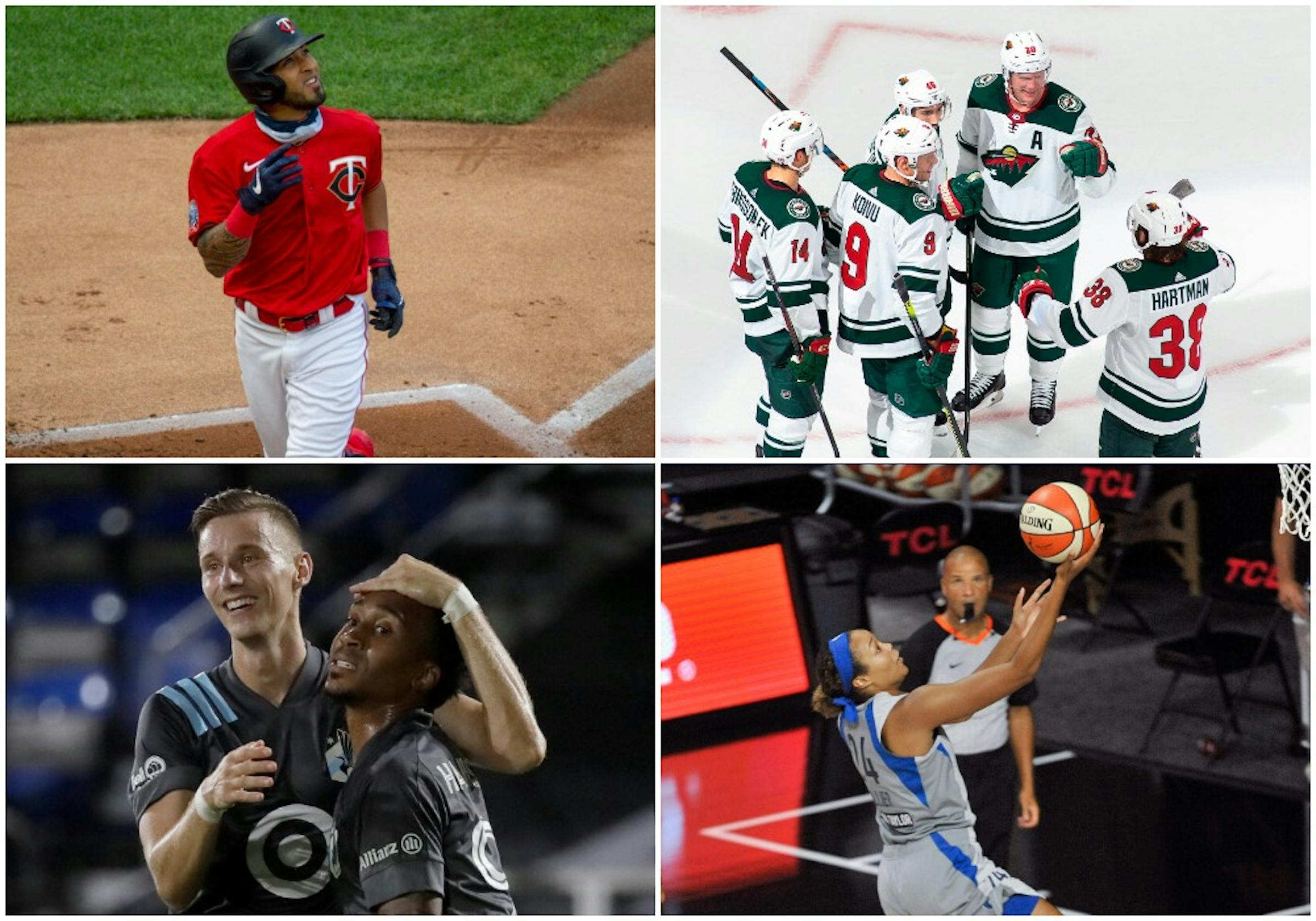 In this weird sports restart, Minnesota teams are winning big