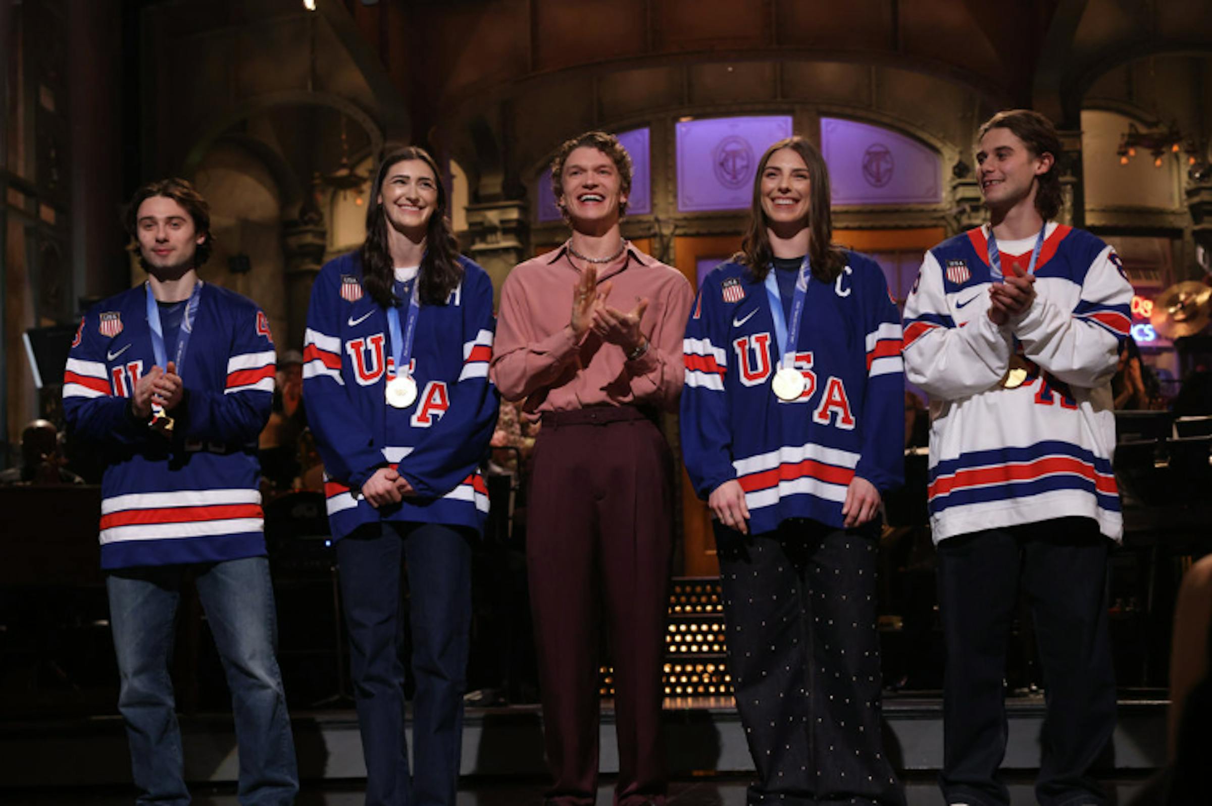 Quinn Hughes continues media blitz with 'Saturday Night Live' cameo