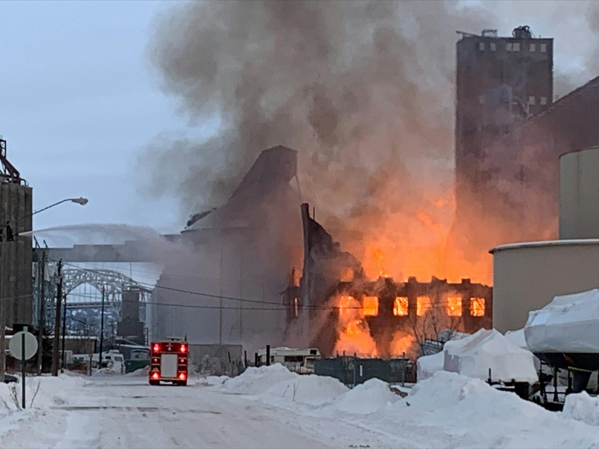 Superior fire destroys two historic waterfront buildings