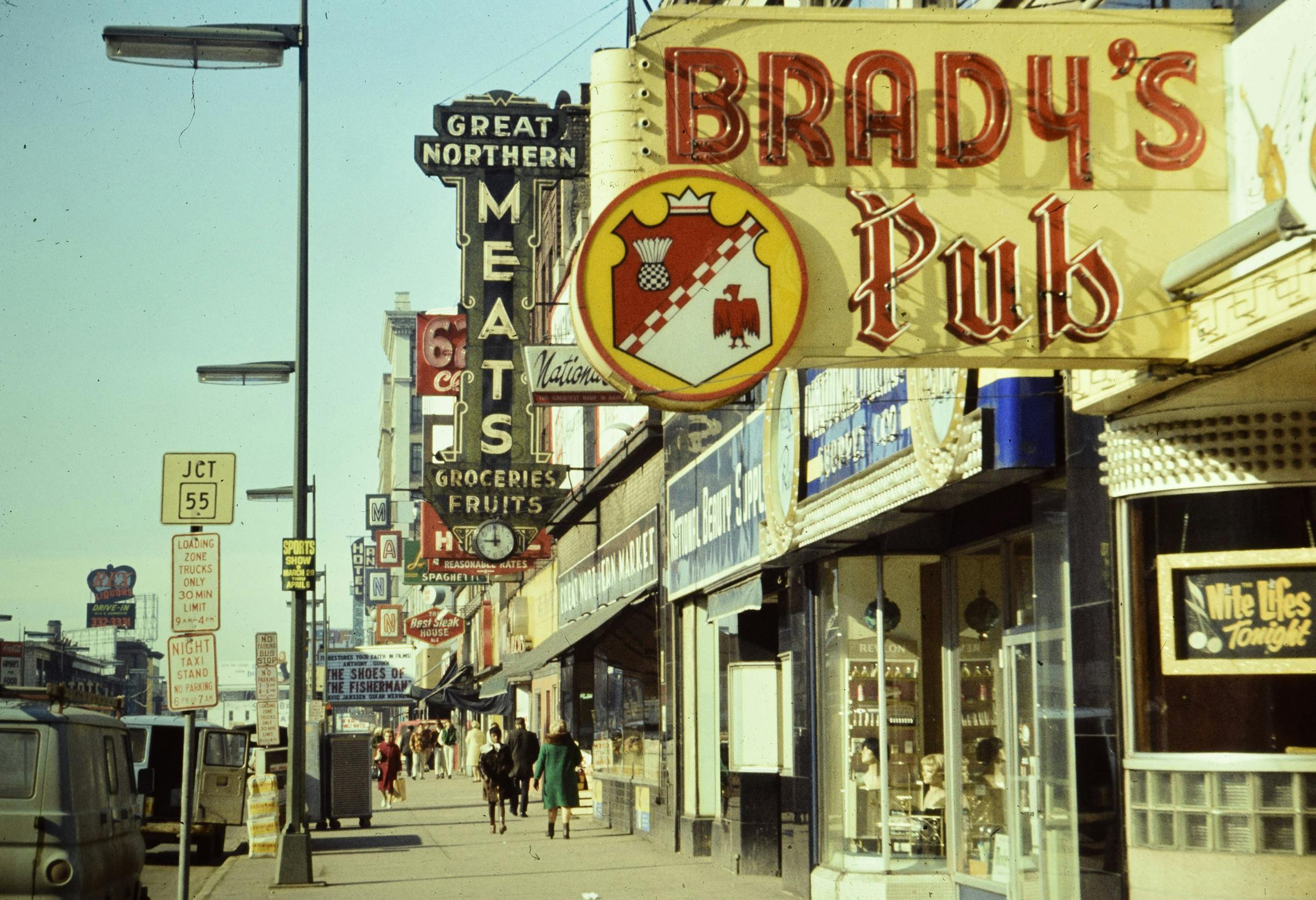 What did Minneapolis’ Block E used to look like?