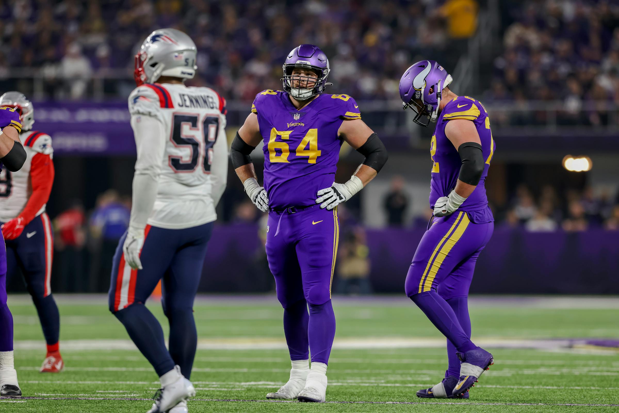Vikings-Jets inactives: Left tackle Blake Brandel starts; Tyler Conklin ...