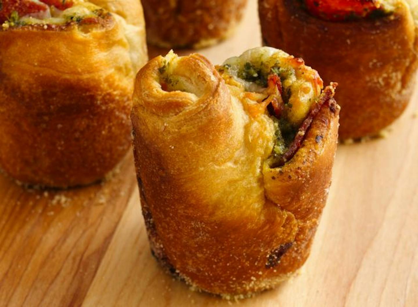 Laura Stanke's recipe: Pepperoni-Pesto Popovers