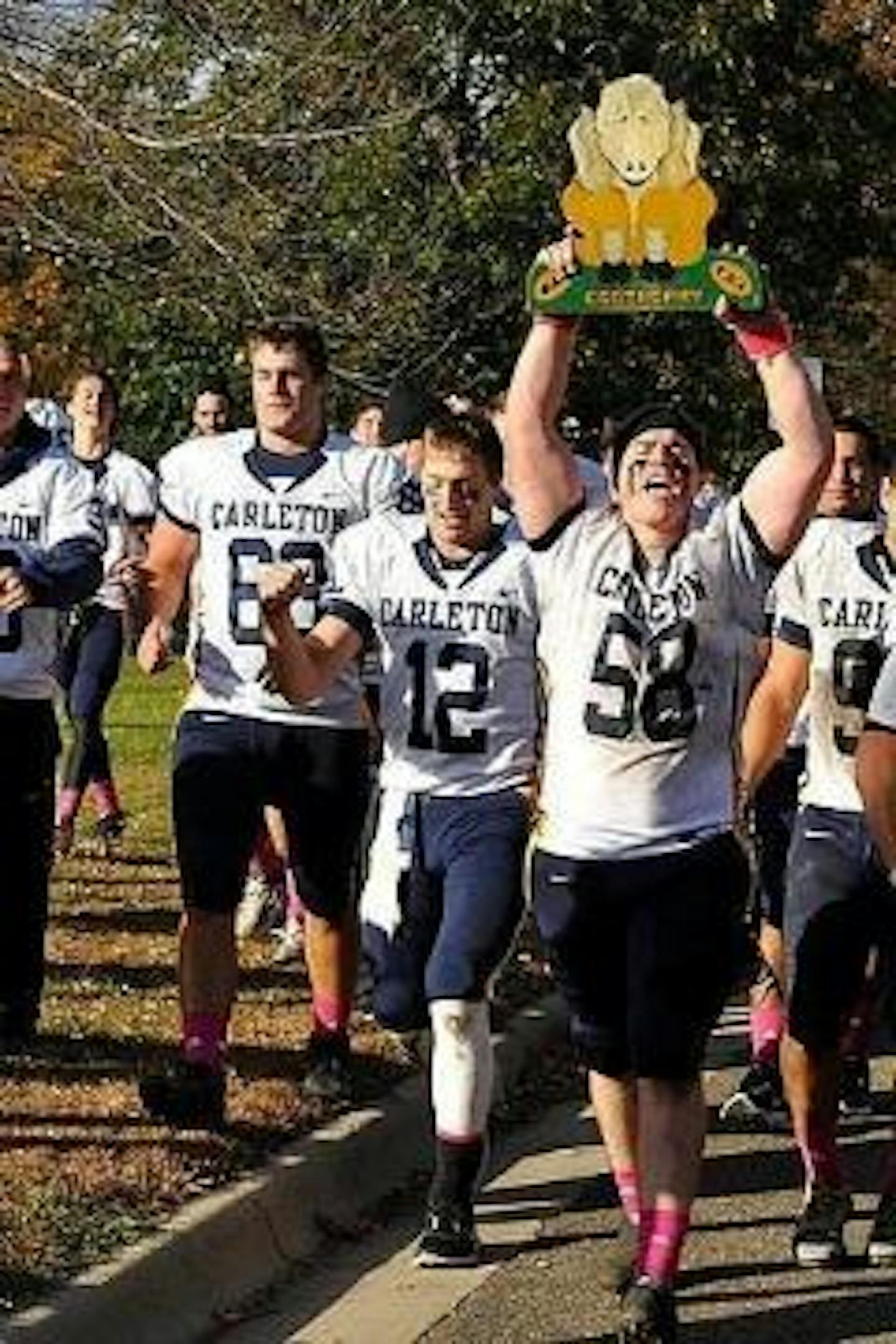Jake makes it to finish line with Carleton football