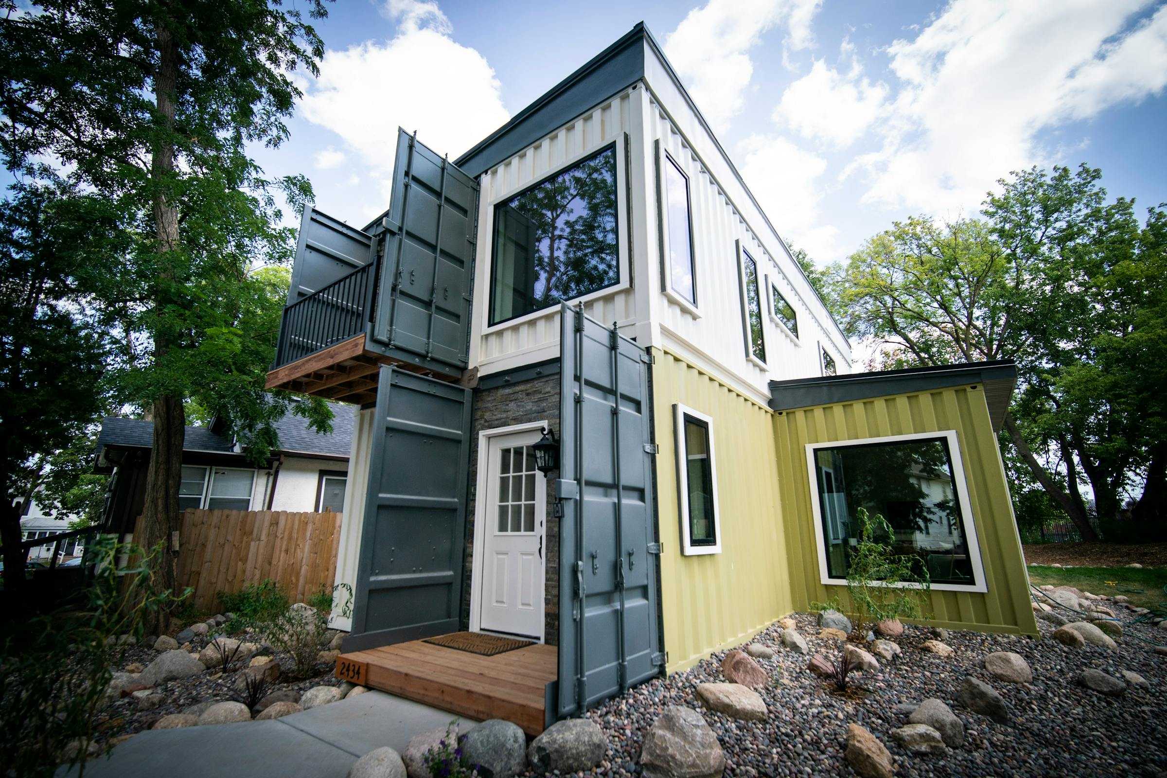 5 upcycled shipping containers make one $280K house in Minneapolis