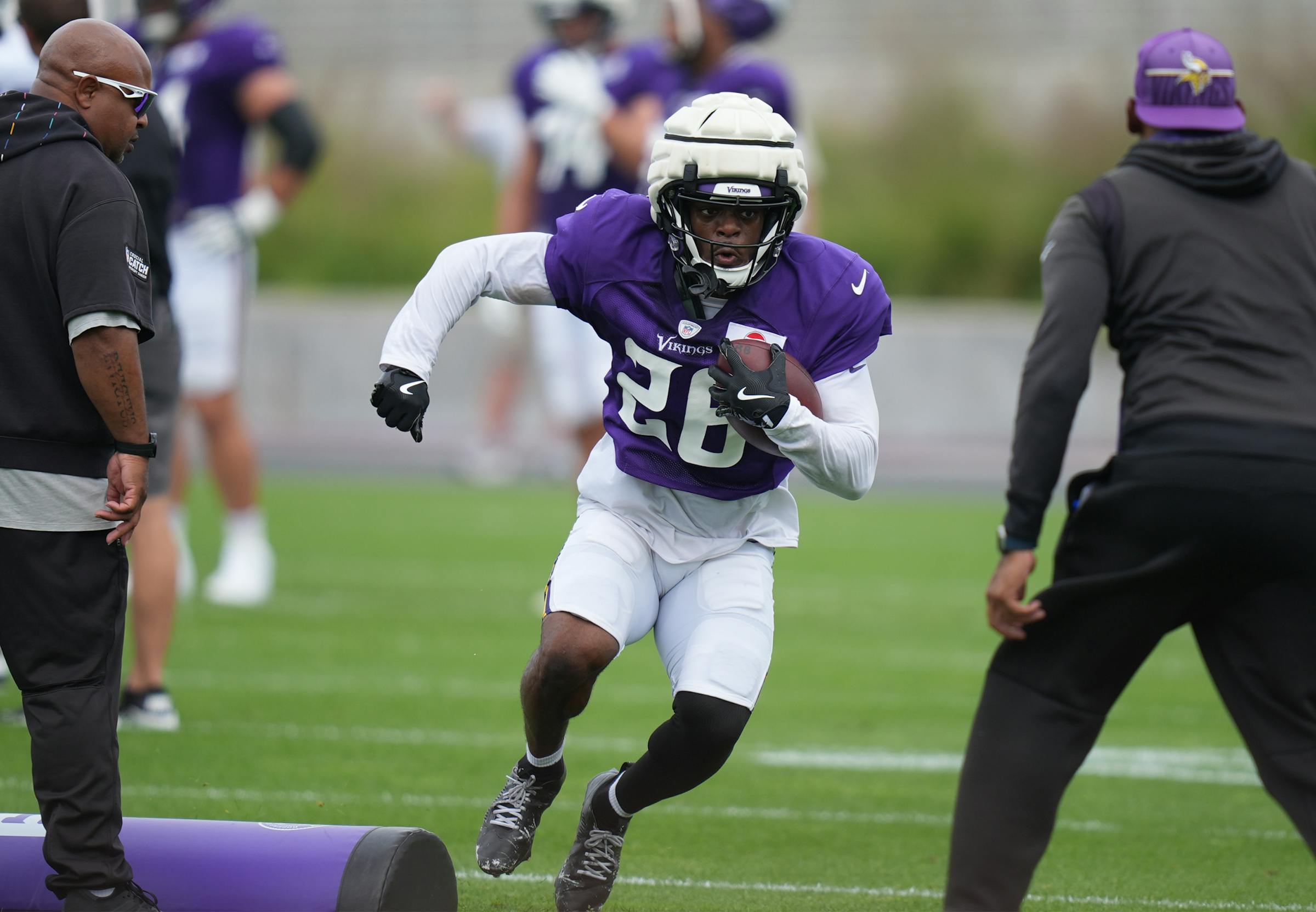 Vikings running back Kene Nwangwu enjoying healthy progress, trying to ...