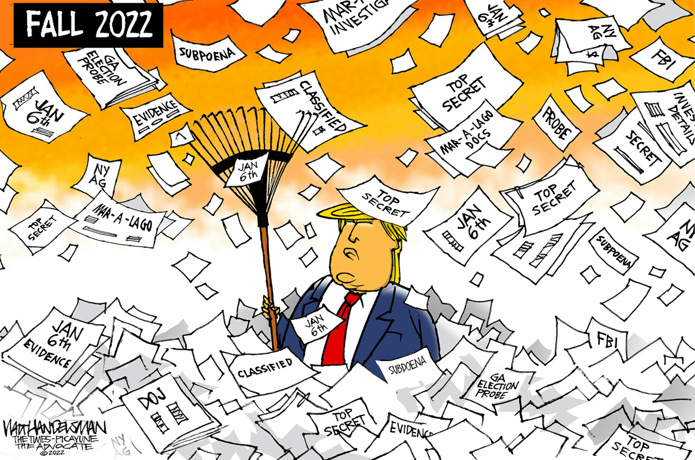 Editorial Cartoon Walt Handelsman On Trump