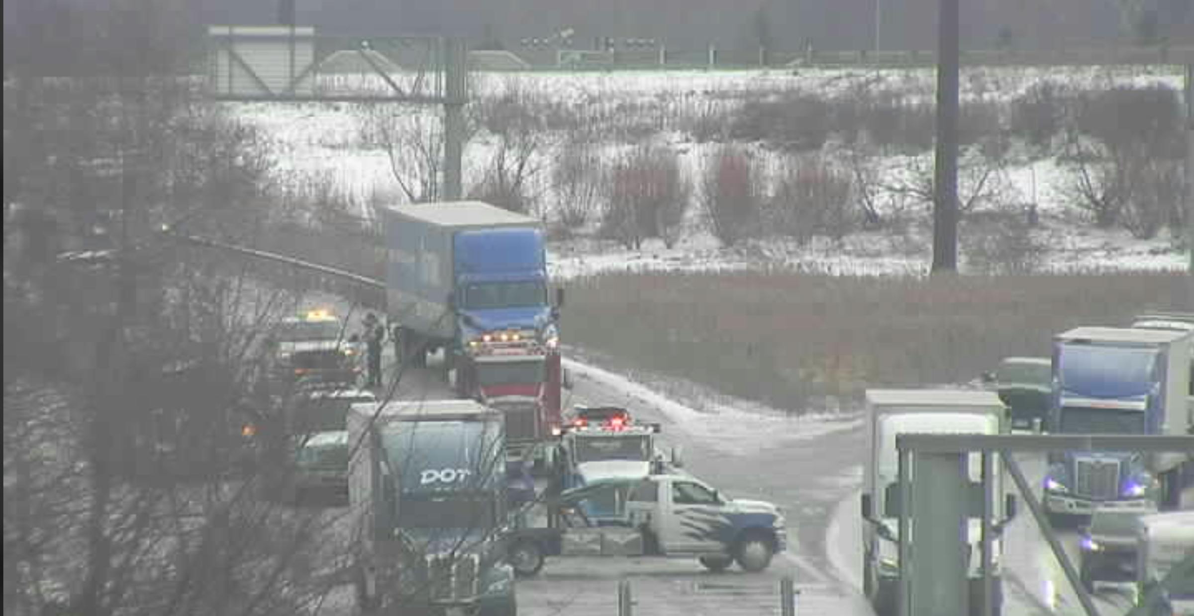 Icy roads spawn to crashes, road closuers and difficult driving in ...