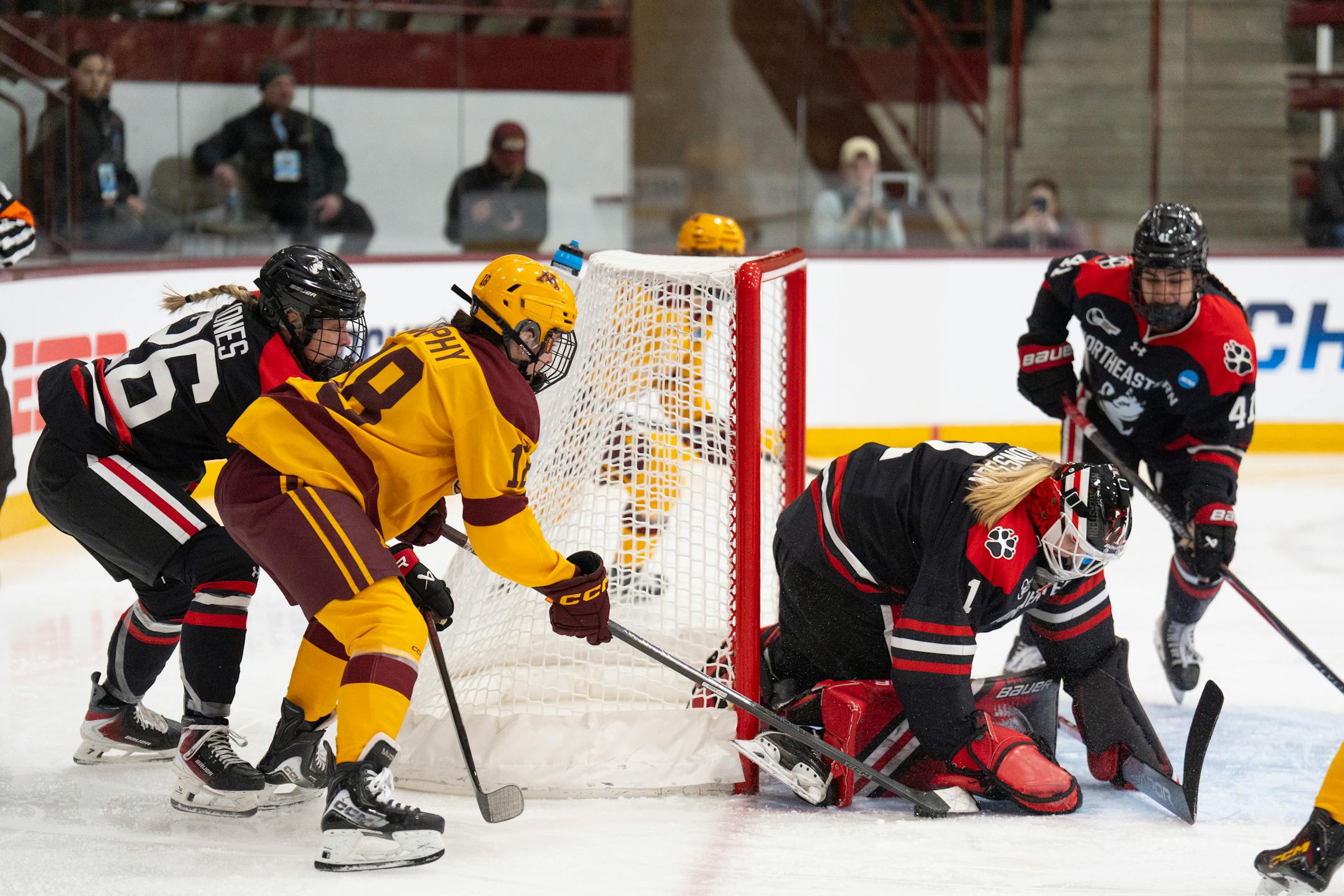Minnesota Gophers lose to Northeastern Huskies 4-2 in NCAA women's ...