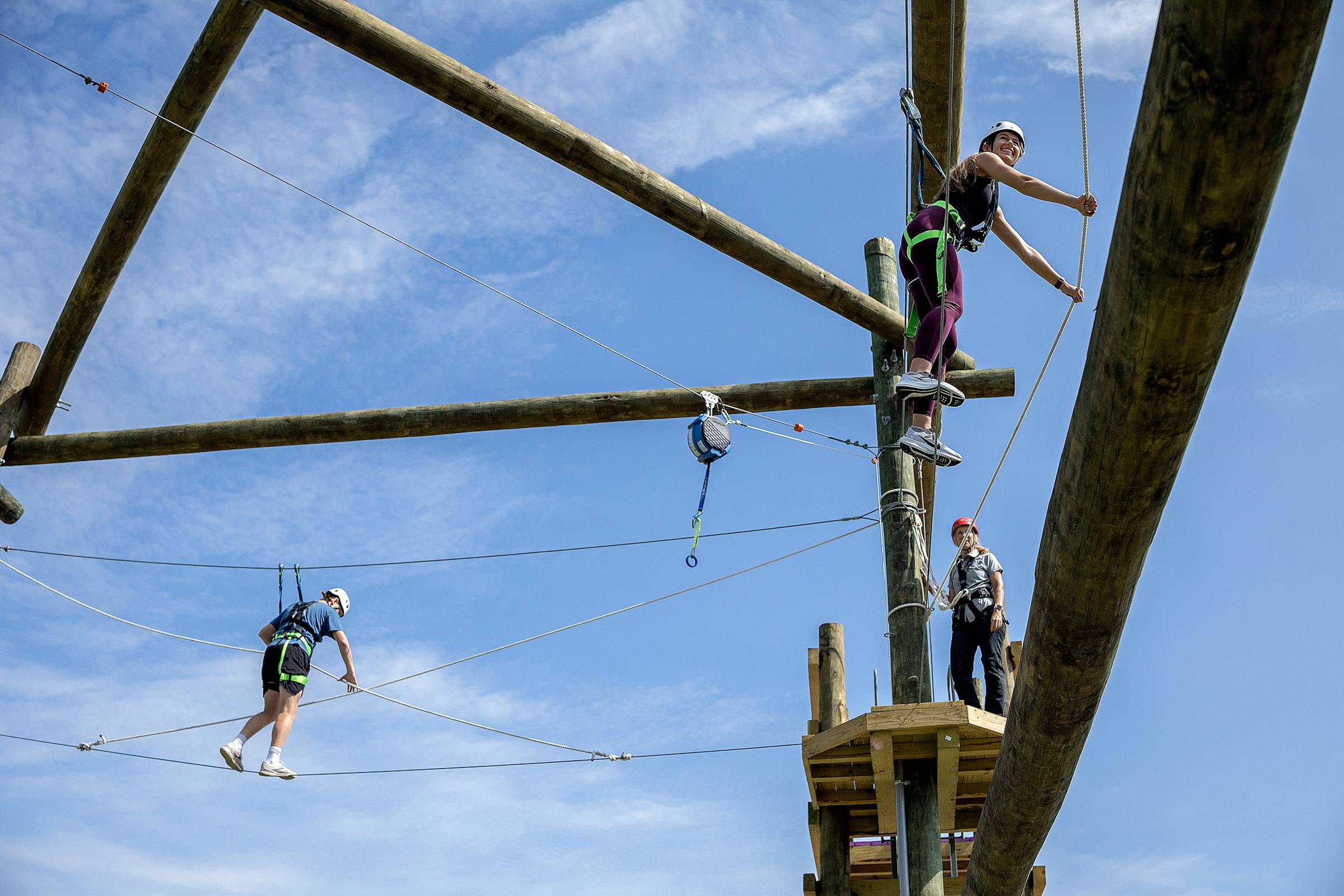 With high ropes course, Winona State University adds adventure to ...
