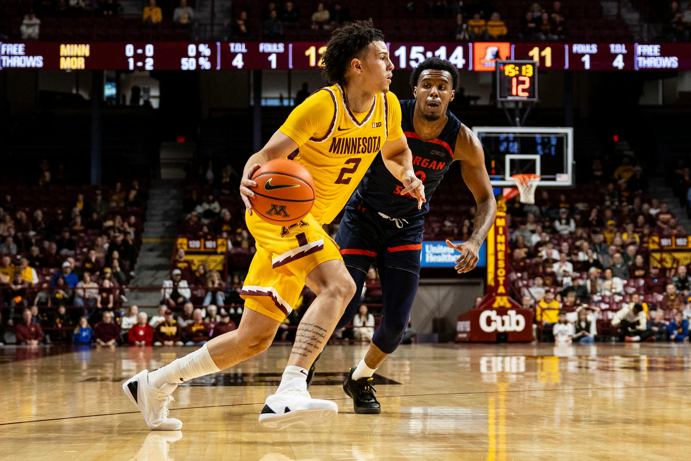 Gophers men’s basketball team rolls over Morgan State