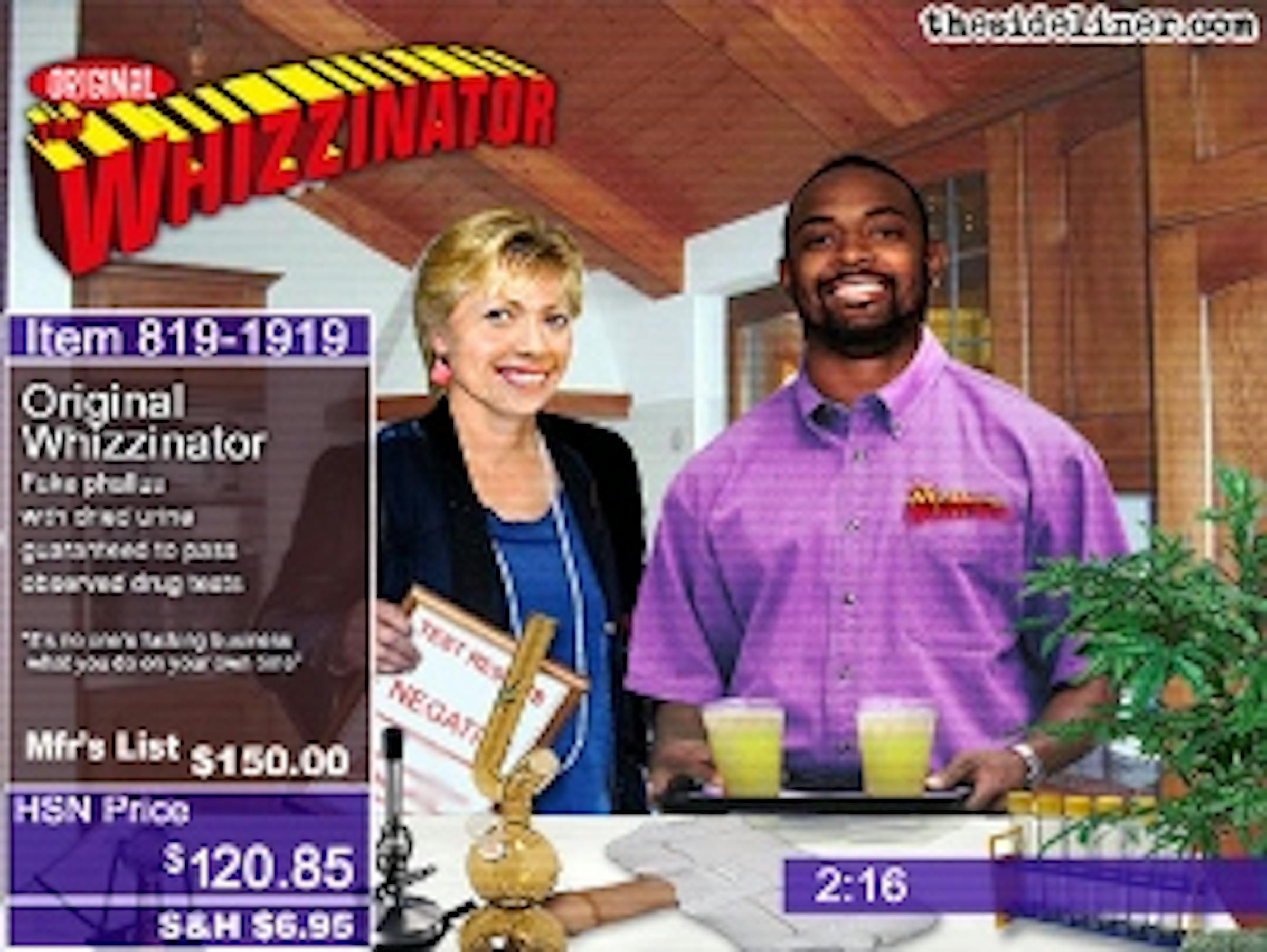 Onterrio Smith's original Whizzinator to be auctioned off tonight in ...