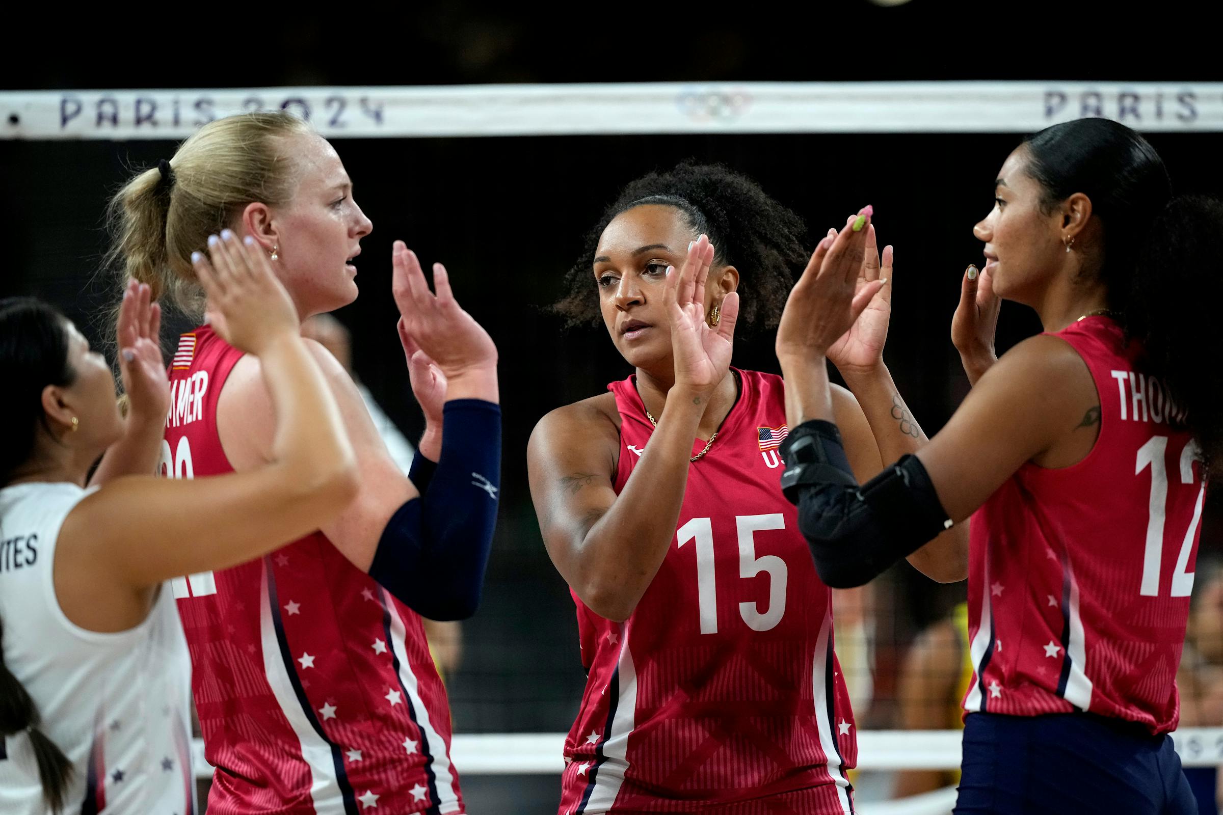 Defending champion U.S. women’s volleyball team beats Brazil in ...