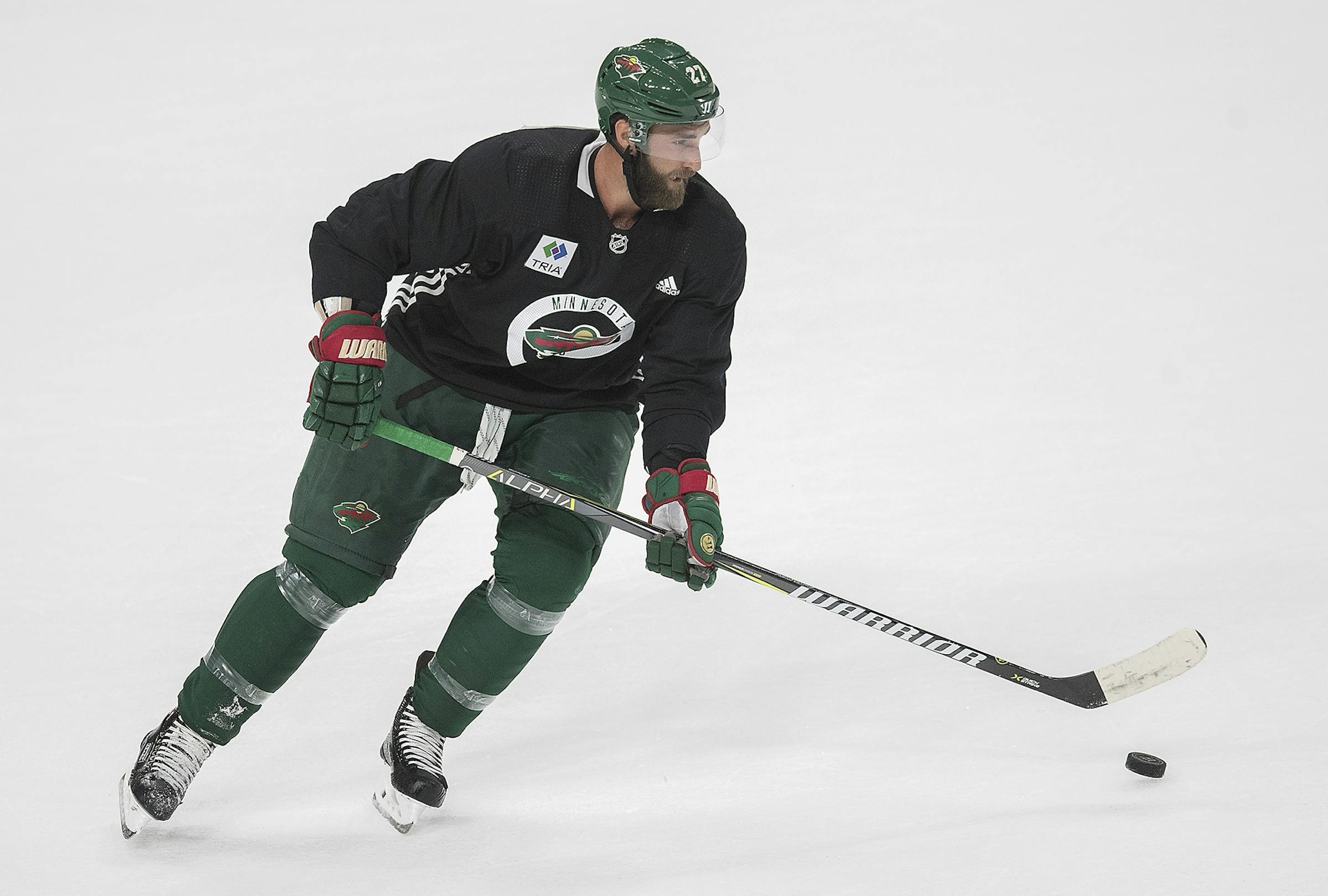 Wild newcomer Kyle Quincey embracing his roles