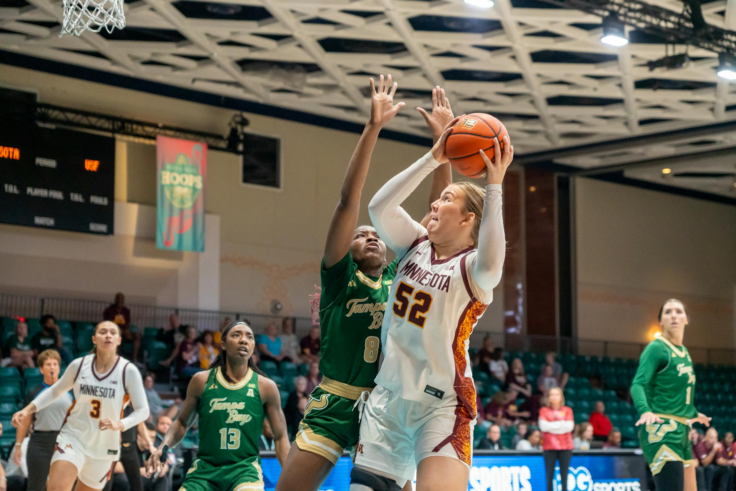 Minnesota Gophers women's basketball defeats South Florida in Bahamas