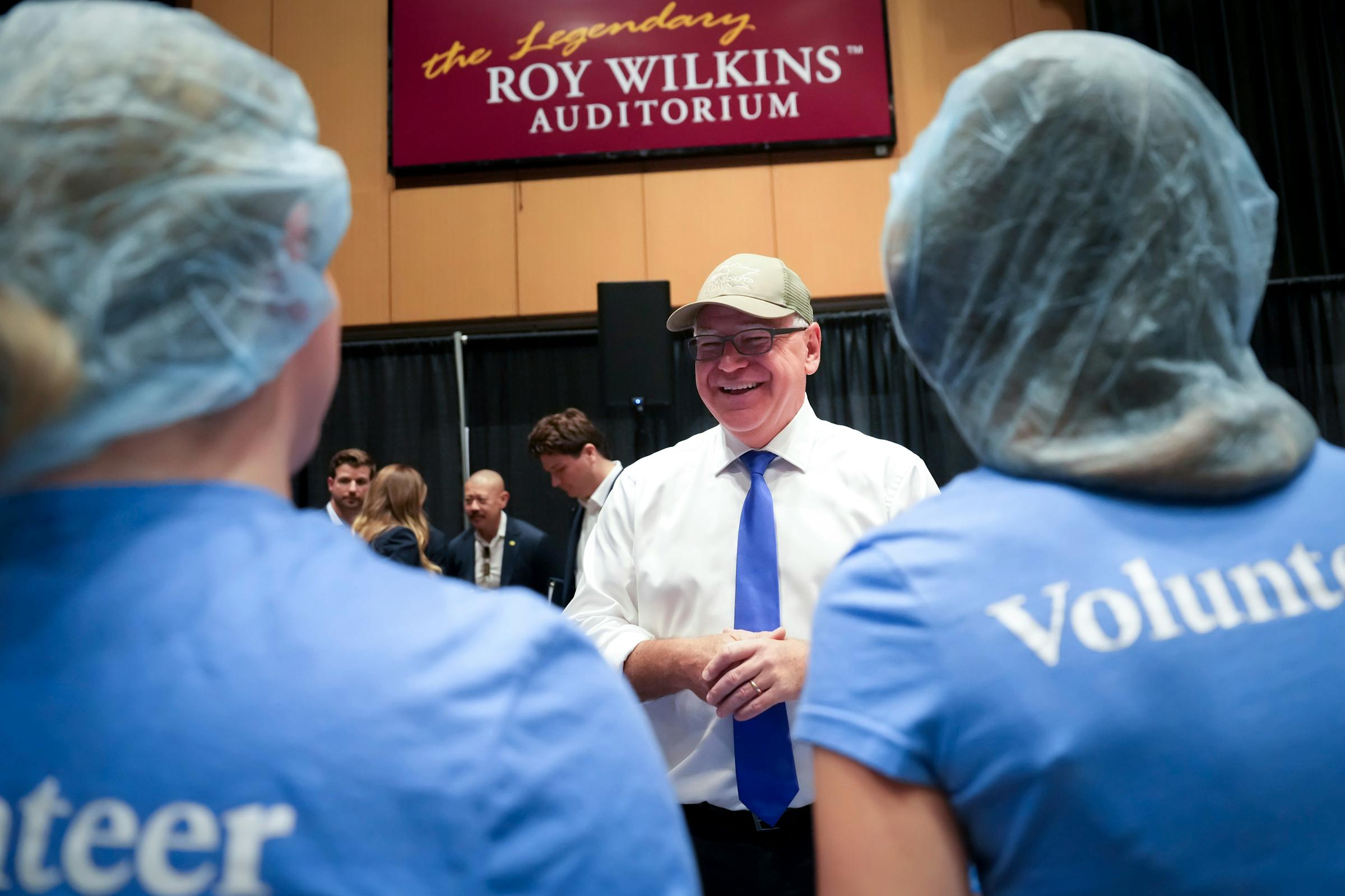 Walz makes first official appearance in Minnesota since joining ...