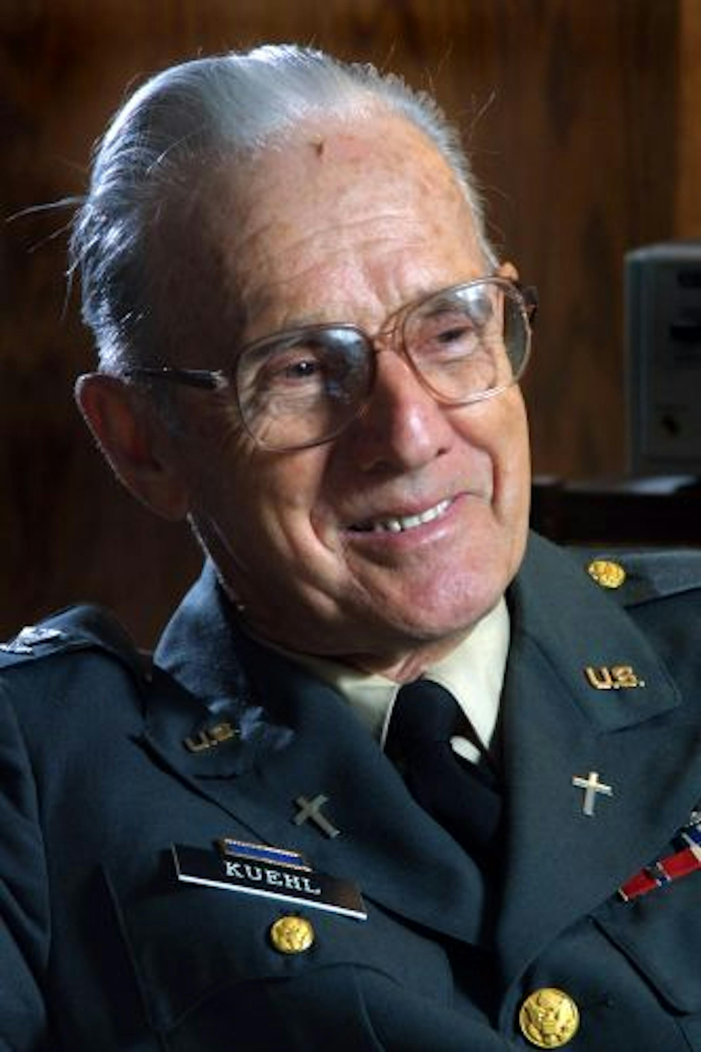 Delbert Kuehl, heroic World War II chaplain