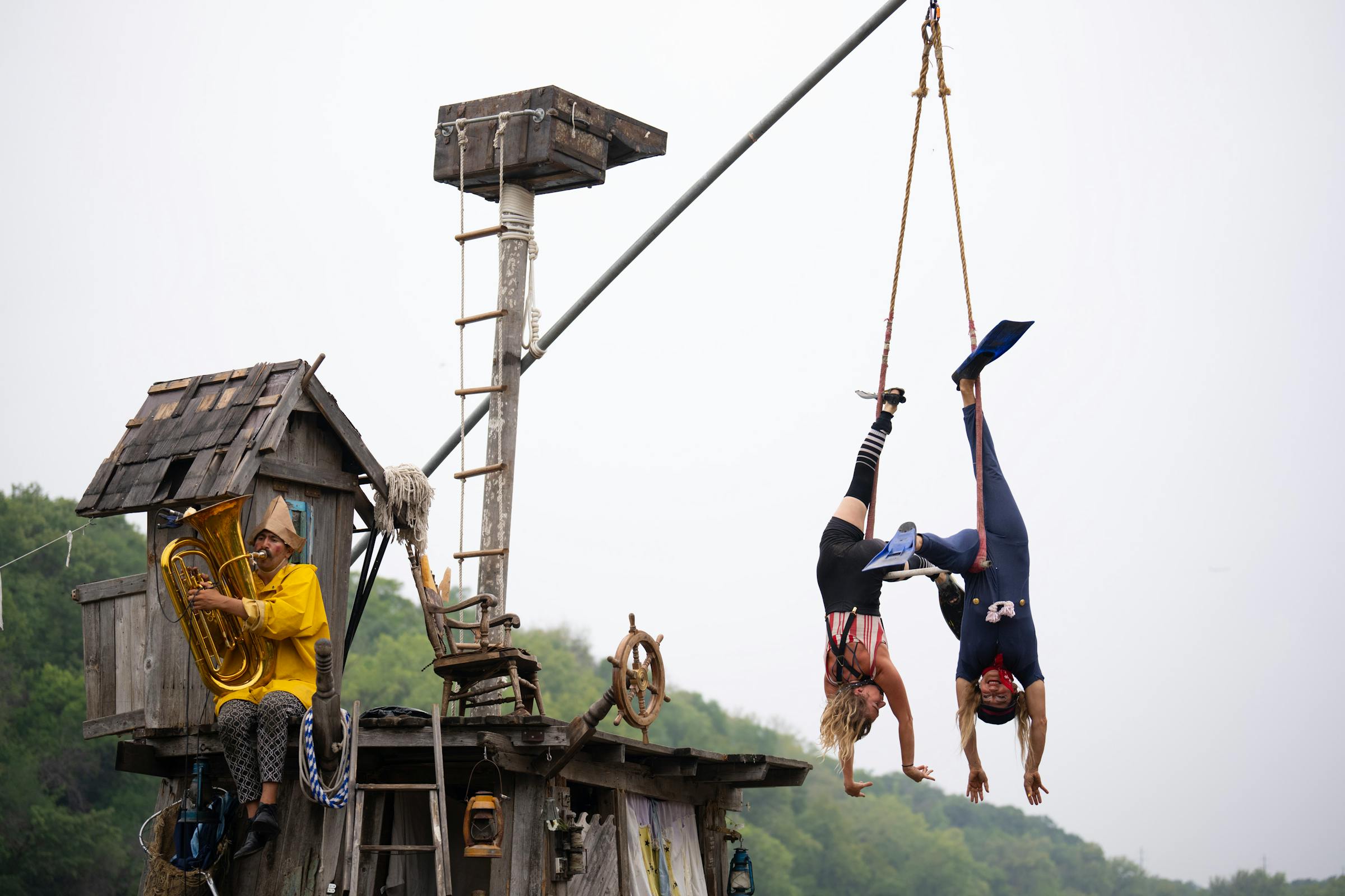 Flotsam River Circus begins a 650 mile journey downriver
