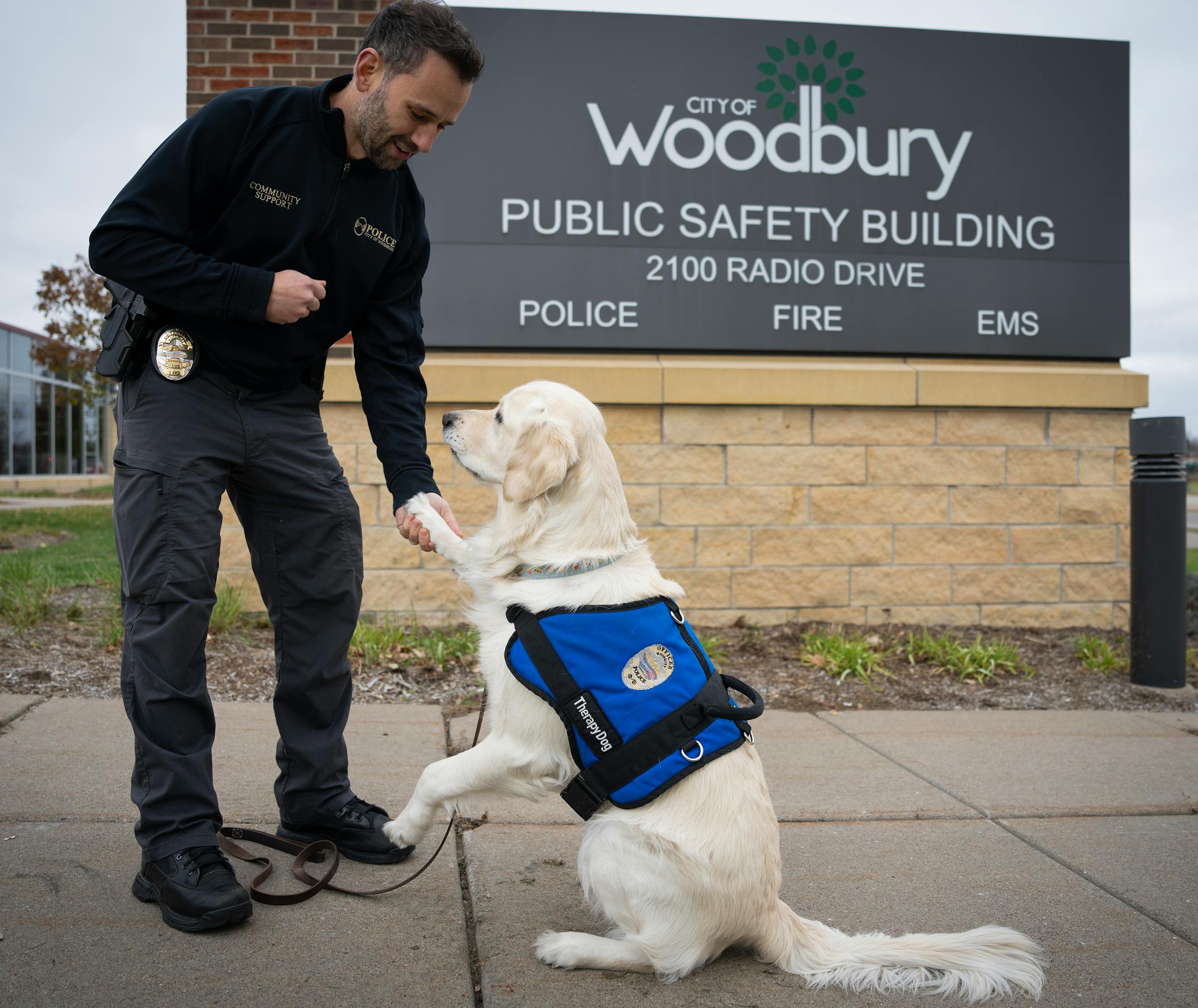 Meet Otis, the Woodbury Police Department's K-9 partner for calm in crisis